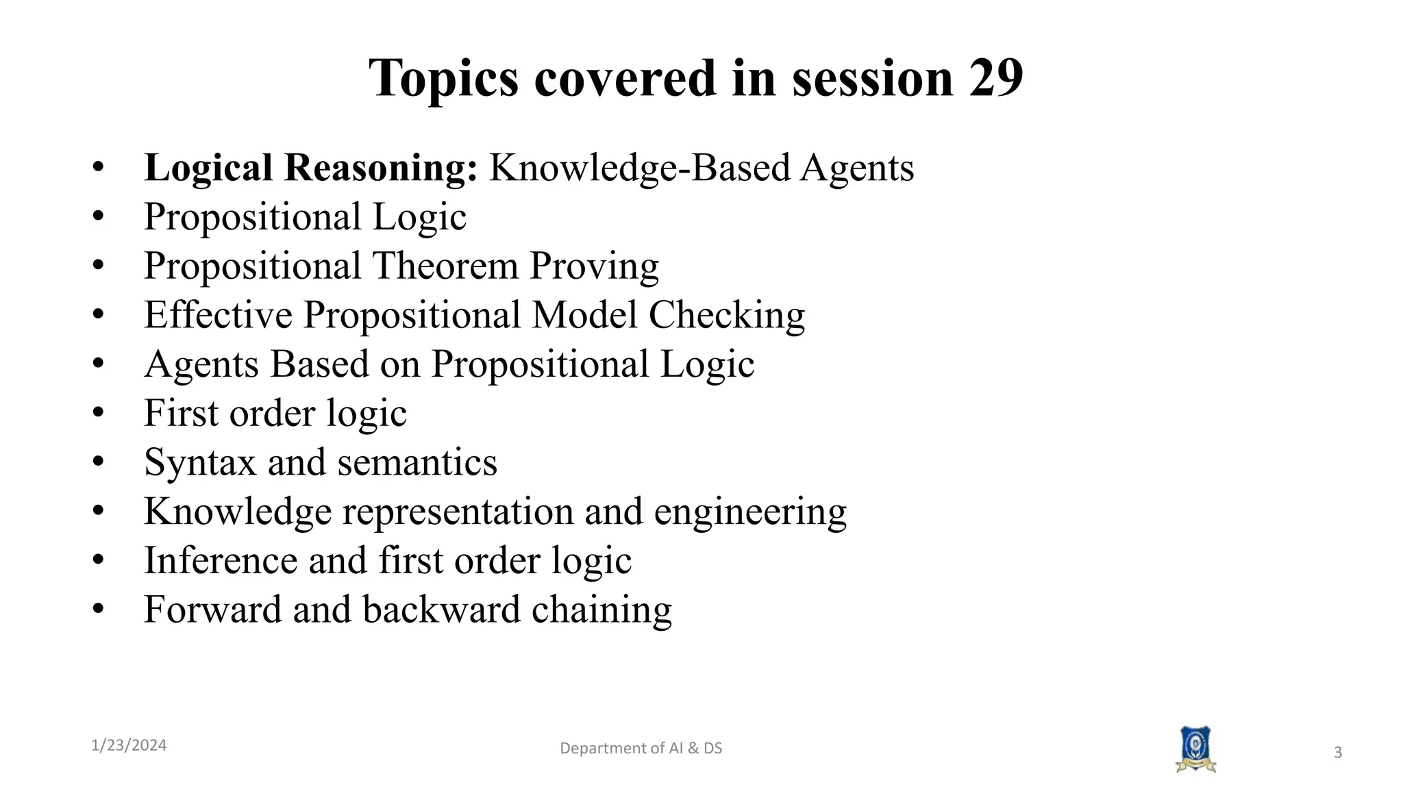 AI3391 Artificial intelligence Session 29 Forward and backward chaining.pdf