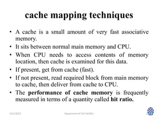CS304PC:Computer Organization and Architecture Session 29 Memory organization.pptx