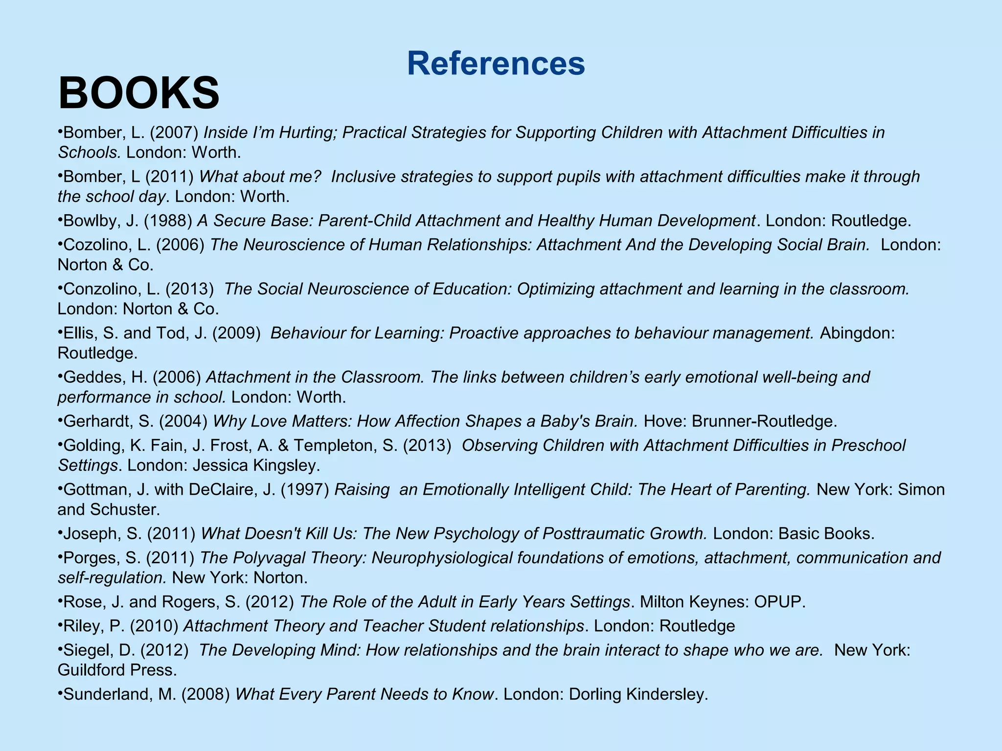 Session 2 Attachment Theory Presentation | PPT