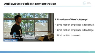 AudioMove Applying the Spatial Audio to Multi-Directional Limb Exercise ...