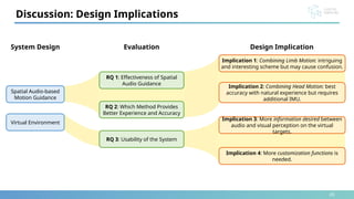 AudioMove Applying the Spatial Audio to Multi-Directional Limb Exercise ...