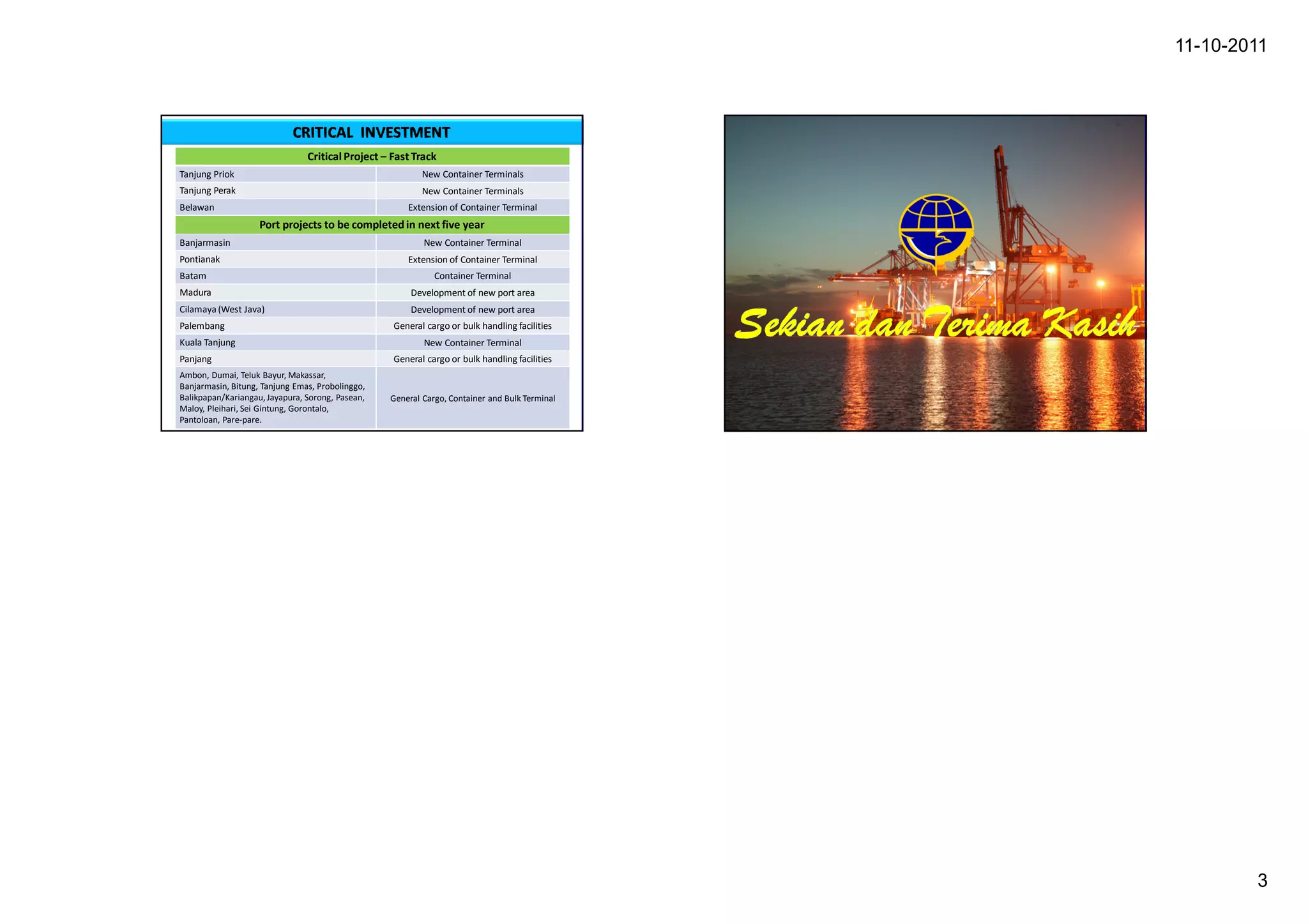 Session2 bahan presentasi ministry of transport | PDF