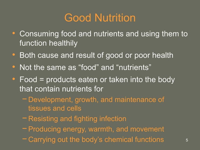Session 2 Basics of Nutrition.ppt | Nutrition | Healthy Living