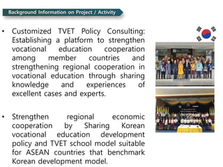 EAS TVET Network as a Regional Network | PPT