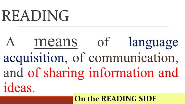 Chapter 1-Reading and Writing Skills Powerpoint | PPT