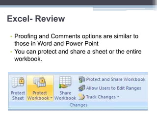 Excel features | PPTX
