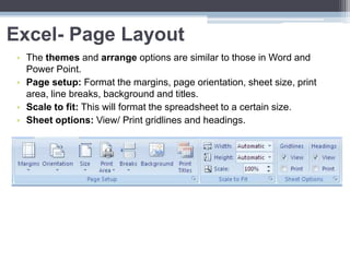 Excel features | PPTX