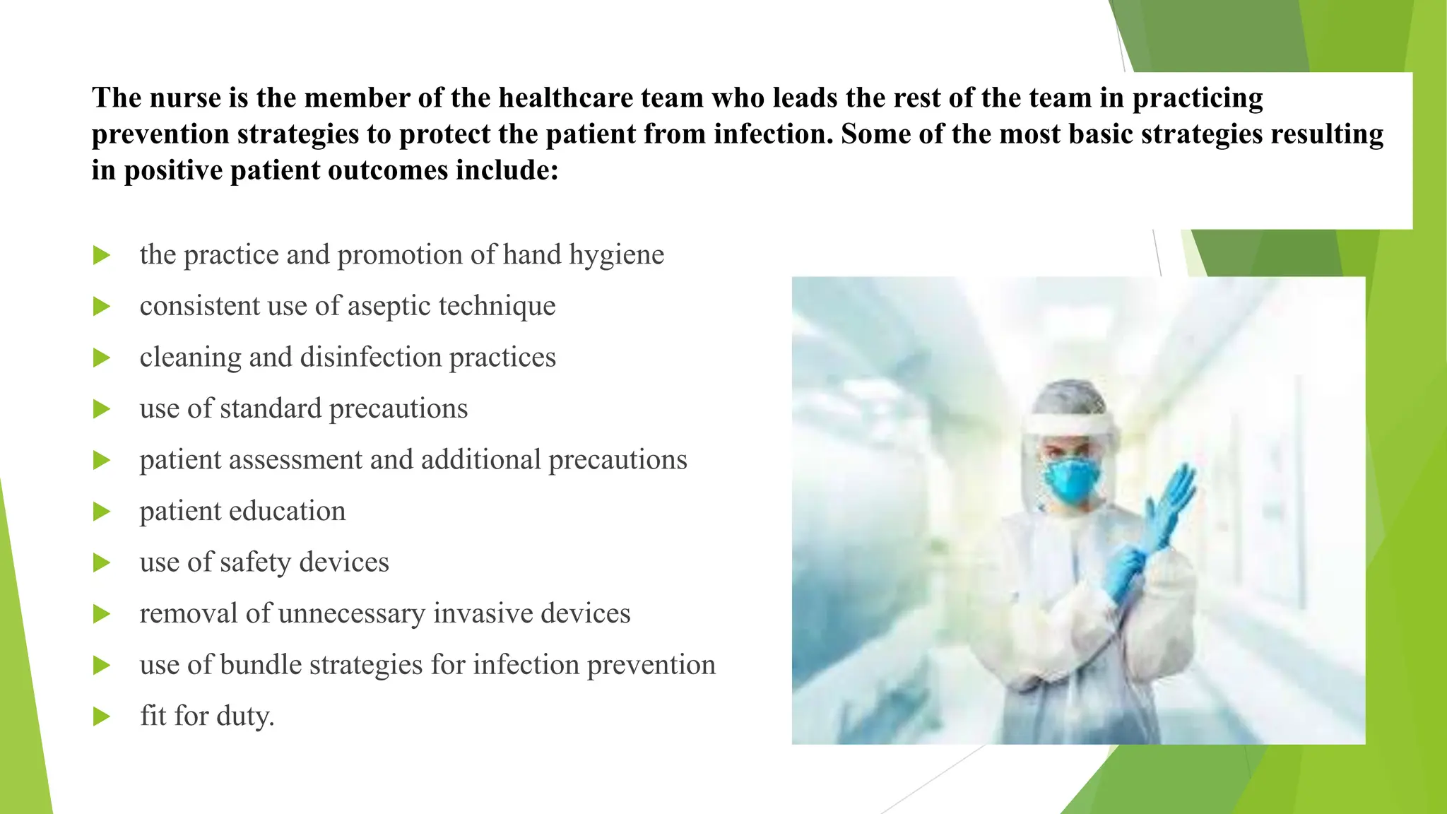 PREVENTION OF HOSPITAL ASSOCIATED INFECTION | PPTX | First Aid | Injuries