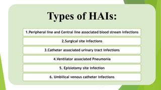 PREVENTION OF HOSPITAL ASSOCIATED INFECTION | PPTX | First Aid | Injuries