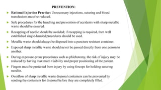 PREVENTION OF HOSPITAL ASSOCIATED INFECTION | PPTX | First Aid | Injuries