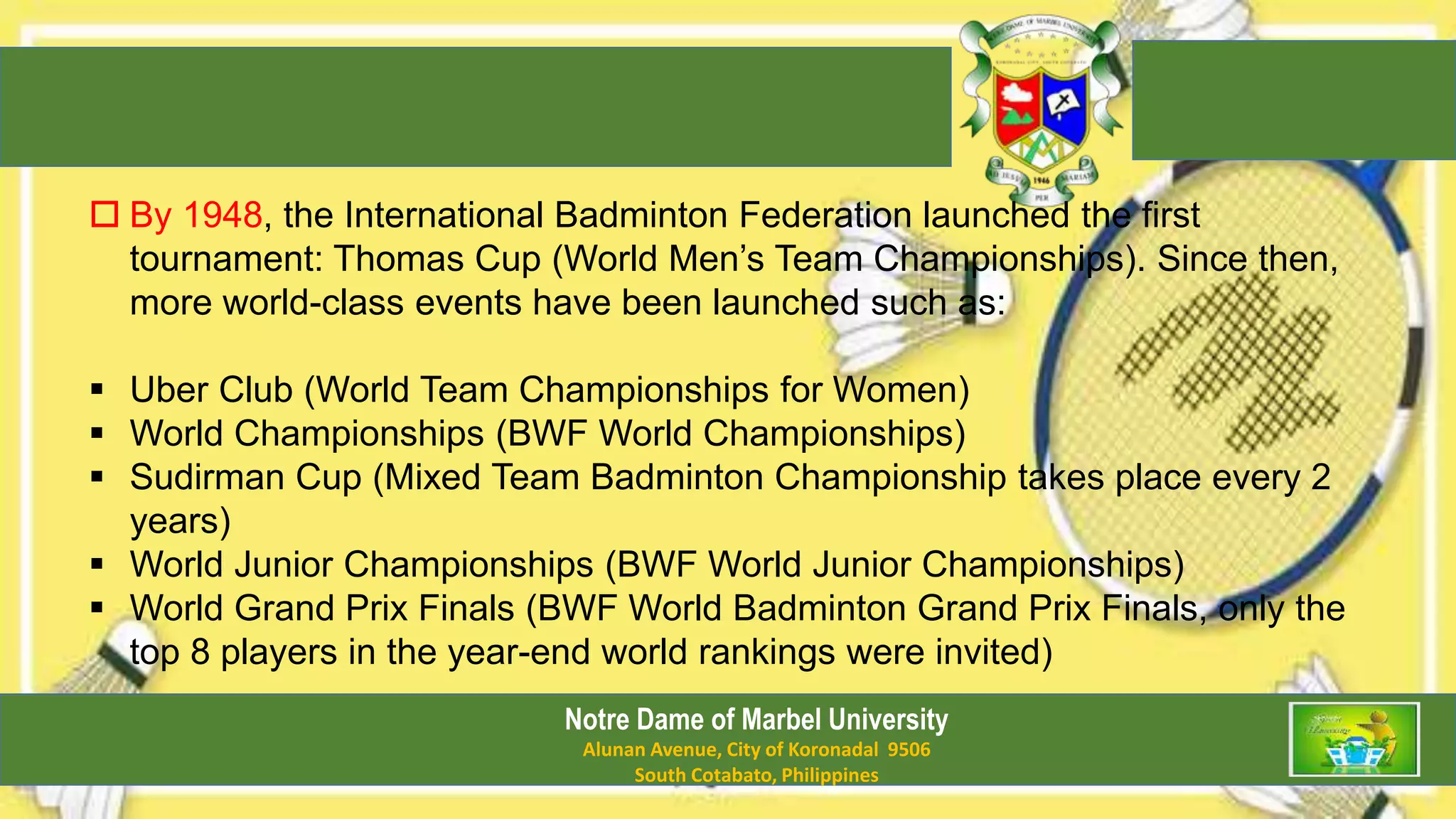 Session+2+History+and+Origins+of+Badminton.pptx