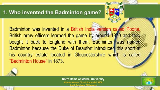 Session+2+History+and+Origins+of+Badminton.pptx