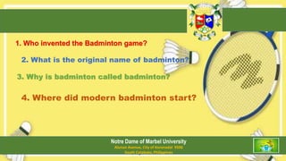Session+2+History+and+Origins+of+Badminton.pptx