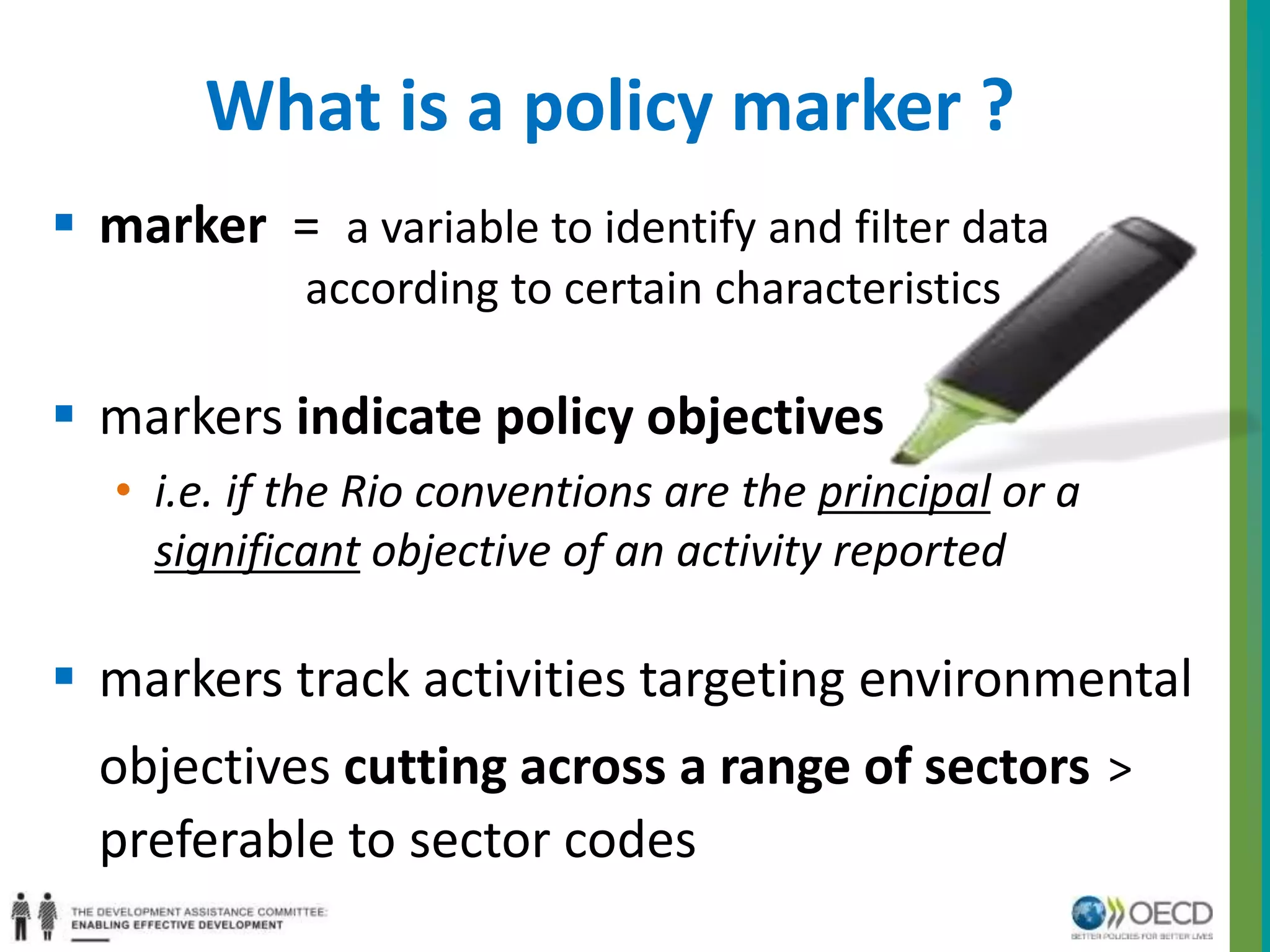 Session 2 introduction to the rio markers | PPTX