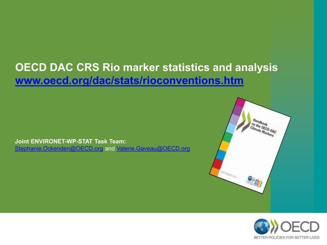 Session 2 introduction to the rio markers | PPTX | Environment | Science