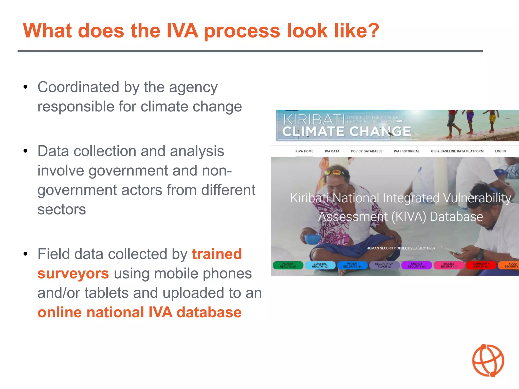Integrated Vulnerability Assessment (IVA): Status overview and role in ...
