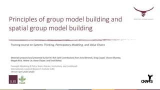 Principles of group model building and spatial group model building | PPT