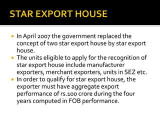 Types of exporters | PPTX