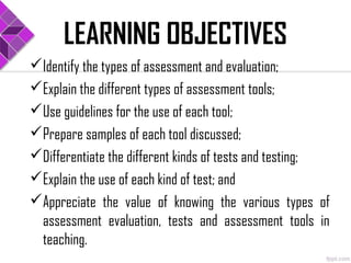 Types of language assessment | PPT