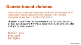 Understanding Gender based violence and violence | PPTX