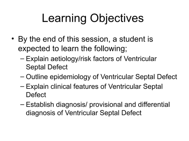 Session 2 Ventricular Septal Defect Pptx