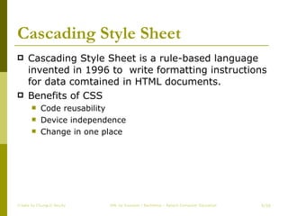 Session 3 | PPT | Web Design and HTML | Internet