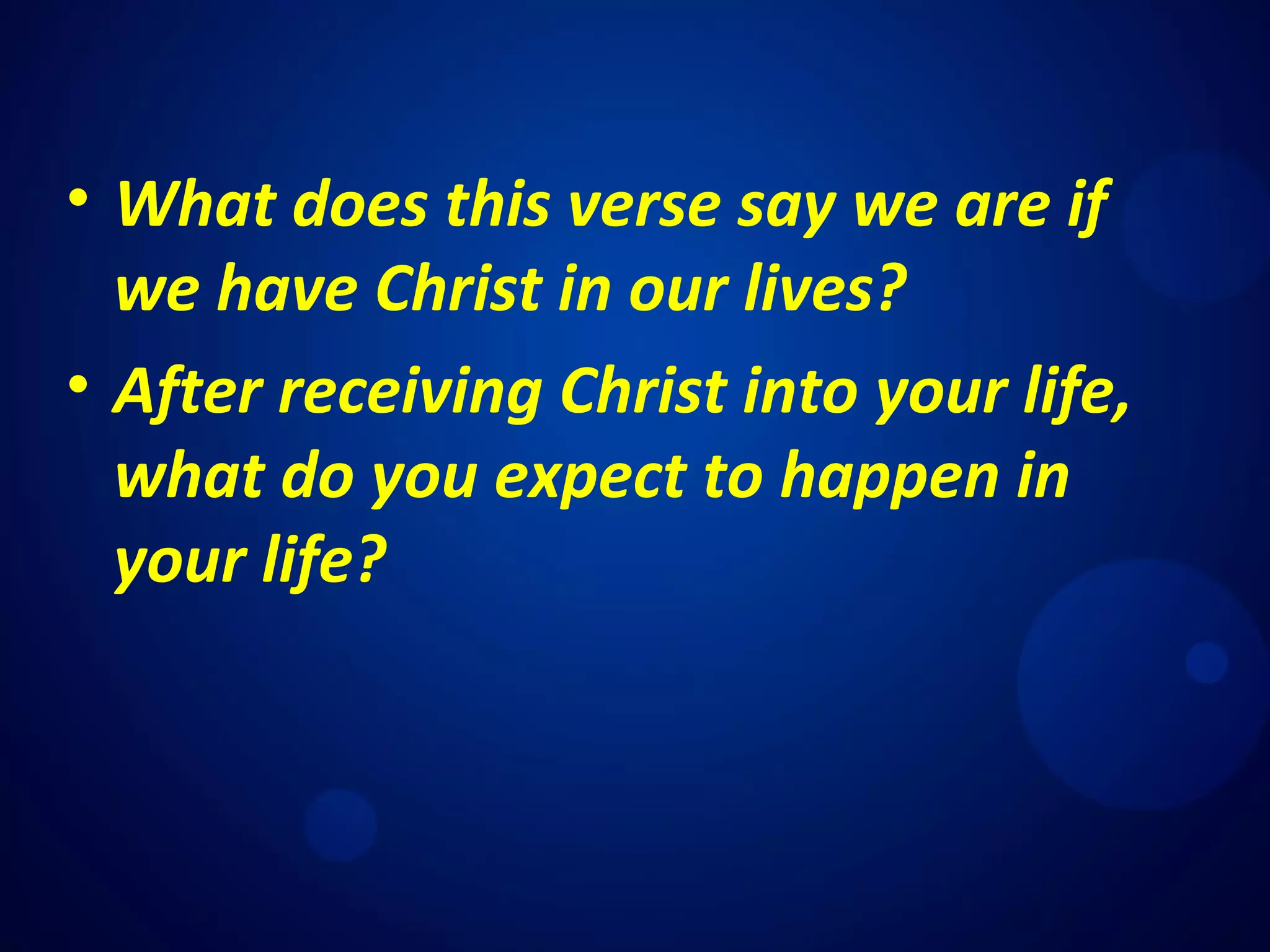 CCF GLC 1 Book 1_Session _One Proof - New life in Christ | PPT