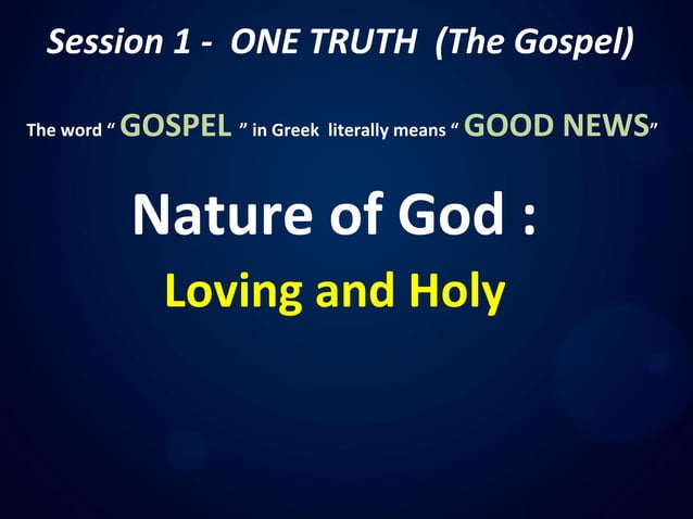 CCF GLC 1 Book 1_Session _One Proof - New life in Christ | PPT ...