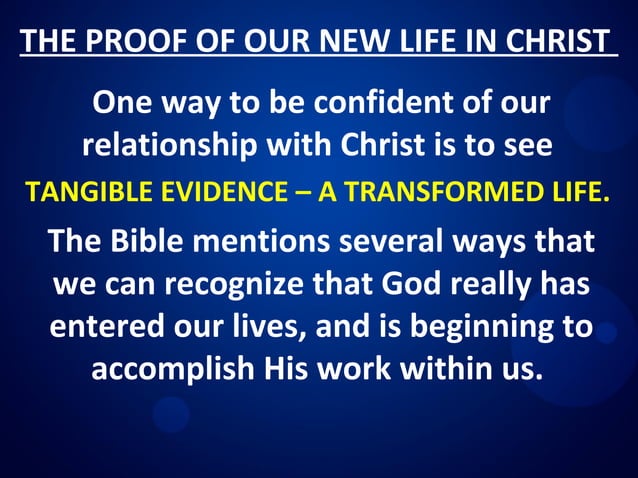 CCF GLC 1 Book 1_Session _One Proof - New life in Christ | PPT ...