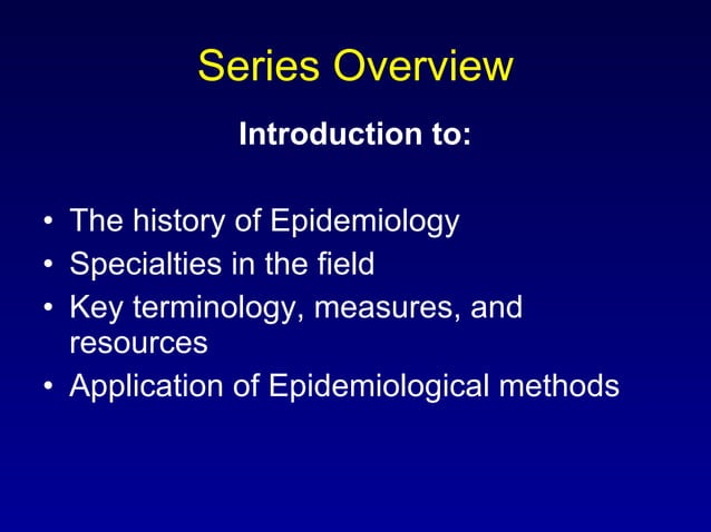 Descriptive and Analytical Epidemiology | PPT