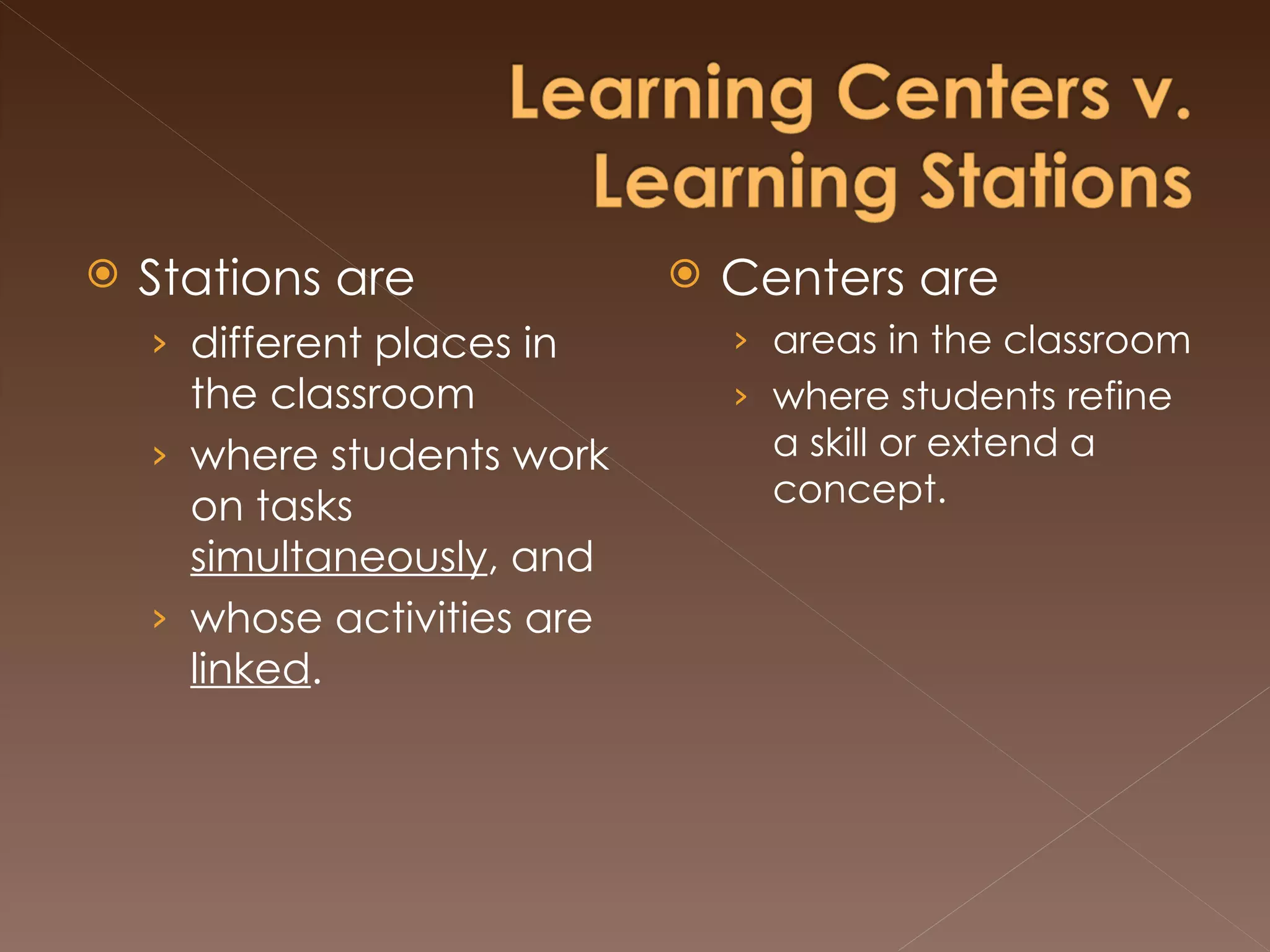 GT PLC Session 3- Learning Stations | PPT