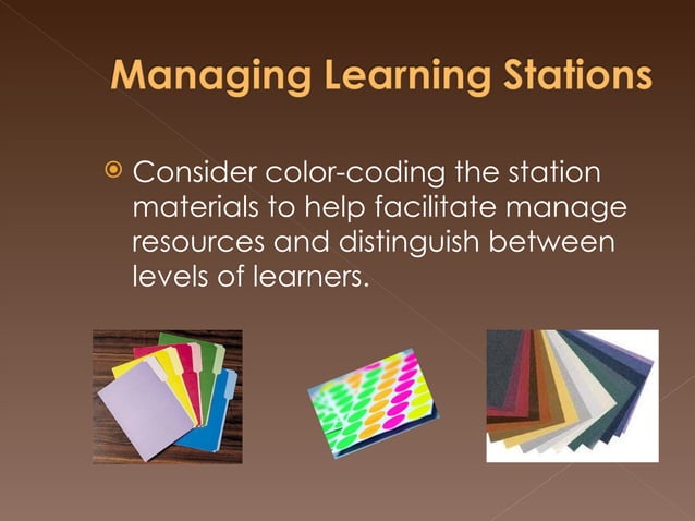GT PLC Session 3- Learning Stations | PPT