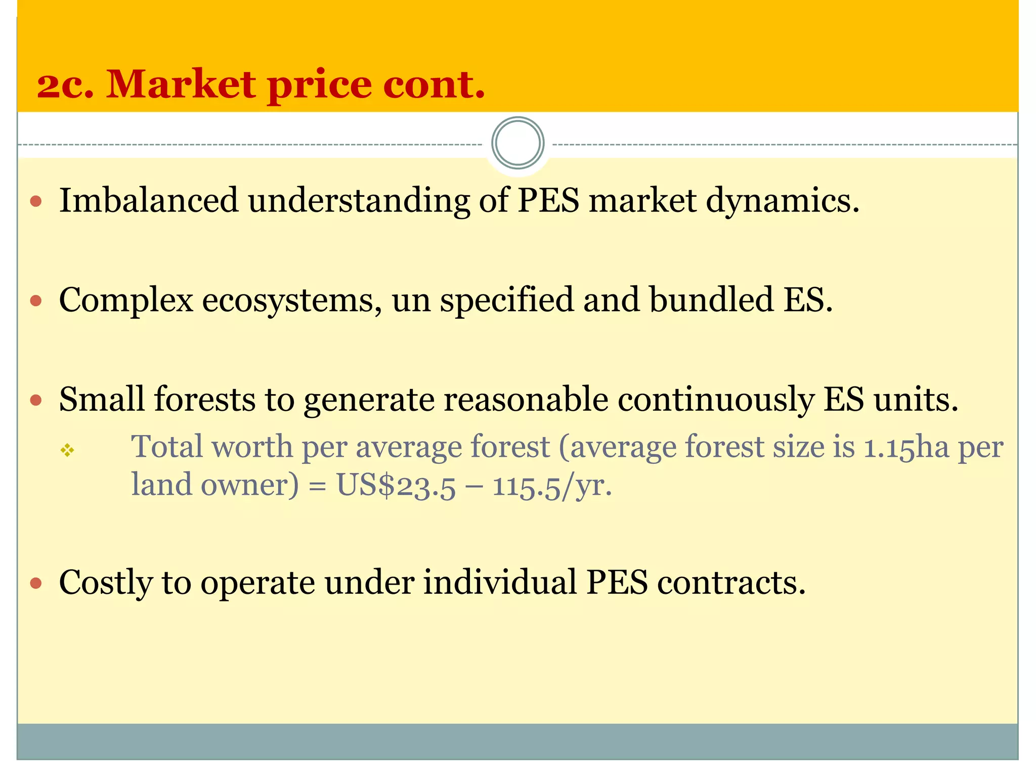 Session 3.6 can pes steer sustainable mgt of of forest patches | PPTX