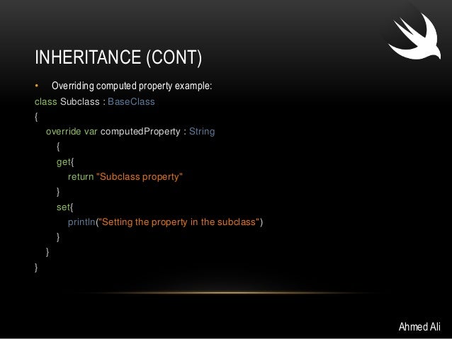 Swift as an OOP Language