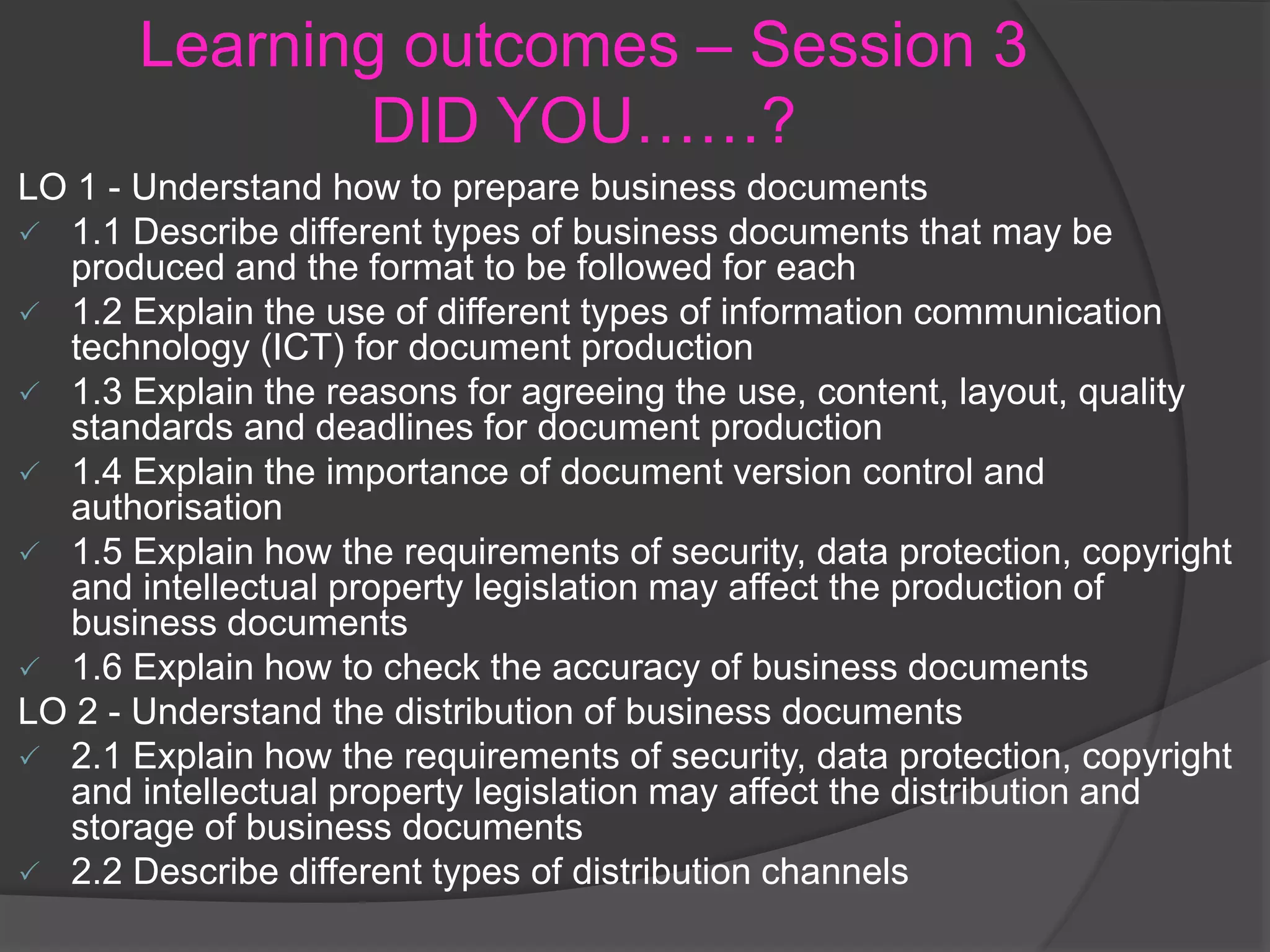 Session 3 - Principles of Business Administration | PPTX