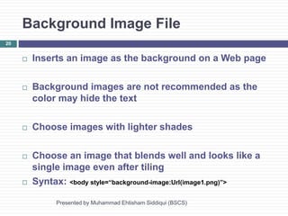 Formatting of a Text in Html (Session 3) | PPT