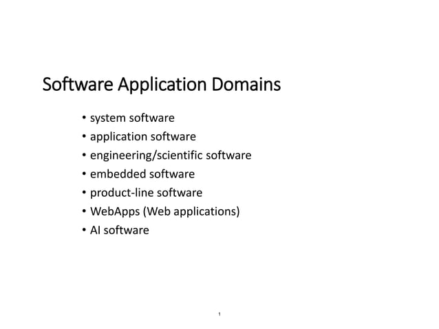 Software applications and challenges | PPTX | Computer Software and Applications | Computing