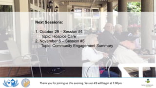 Community Engagement Session #3 | PPT