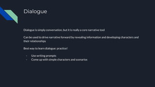 Scenes and Dialogue | PPTX