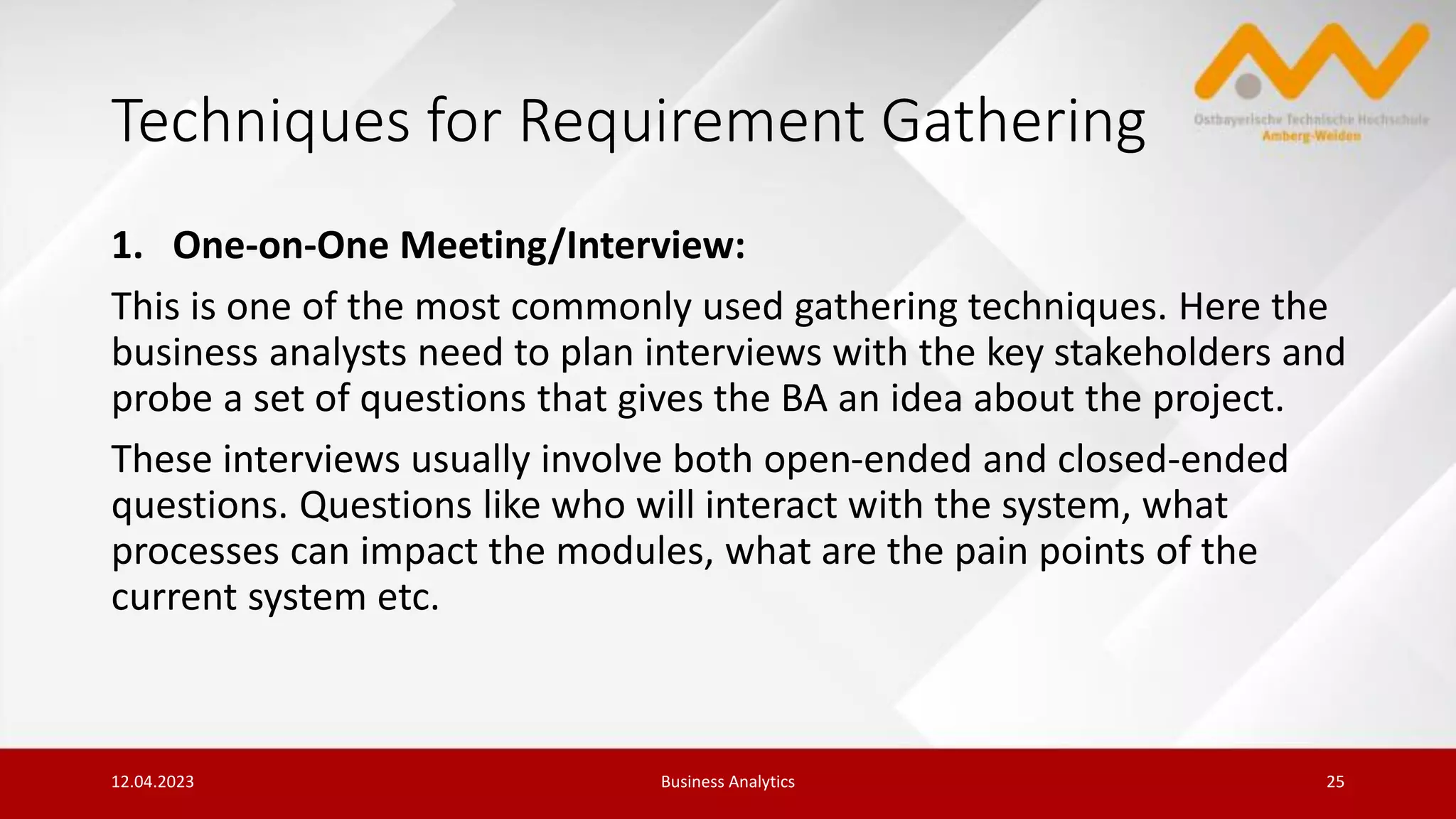 requirement gathering | PDF