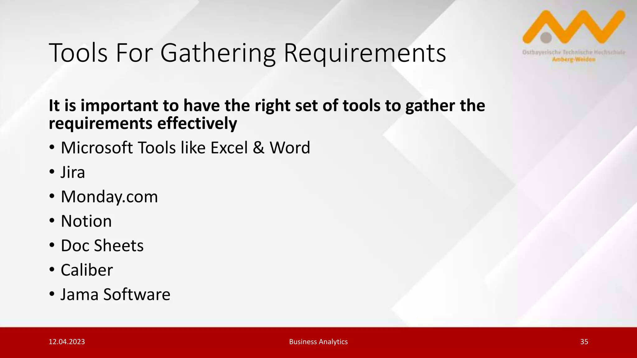 requirement gathering | PDF