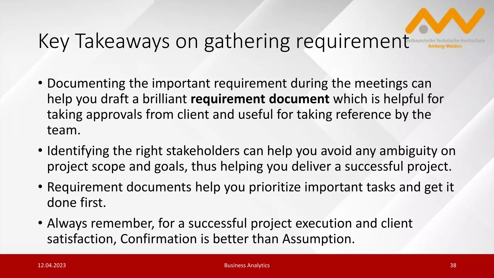 requirement gathering | PDF