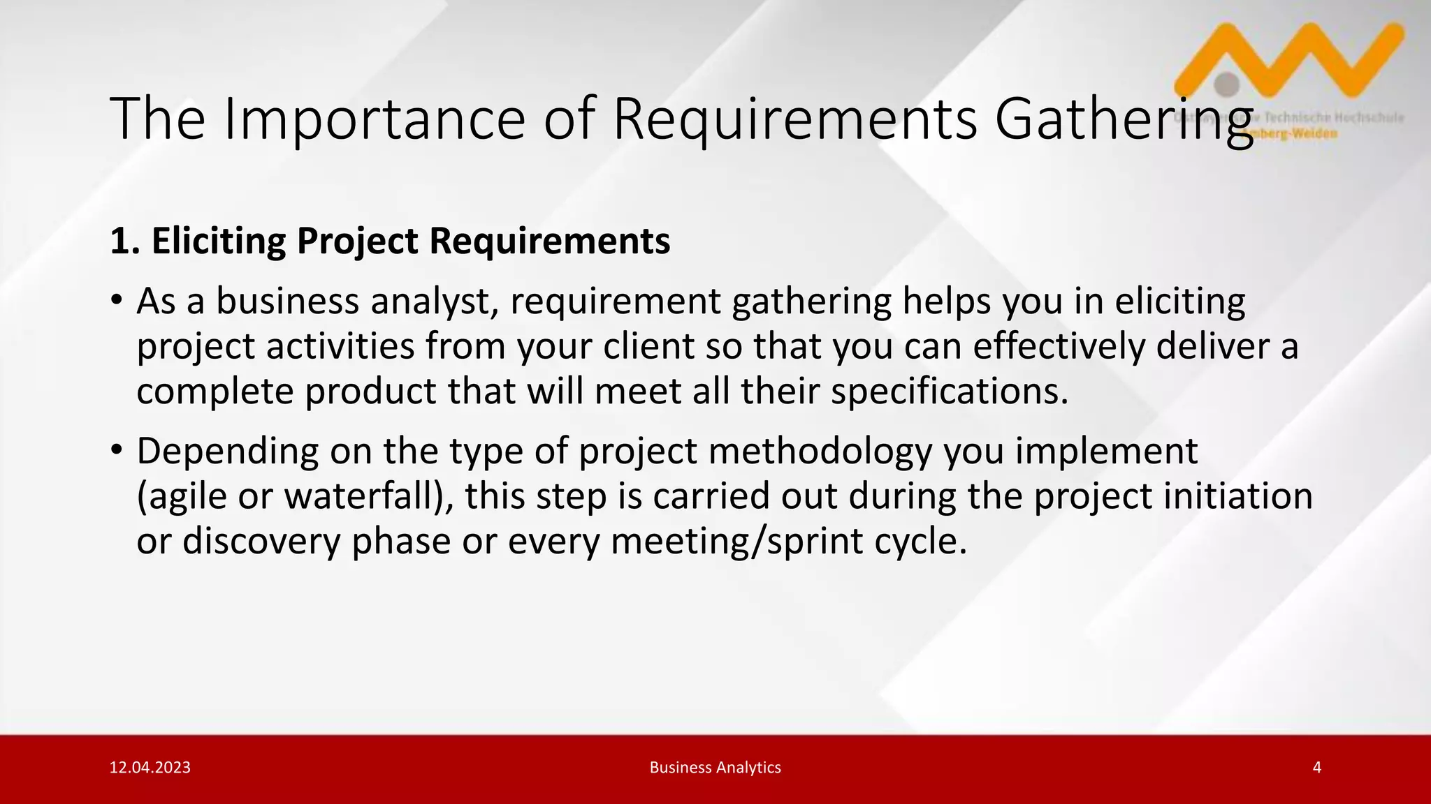 requirement gathering | PDF