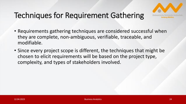 requirement gathering | PDF