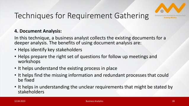 requirement gathering | PDF