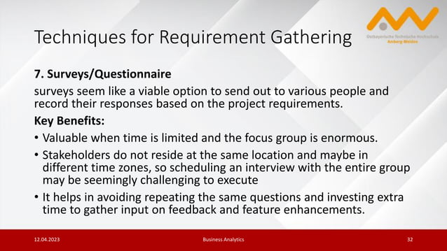 requirement gathering | PDF