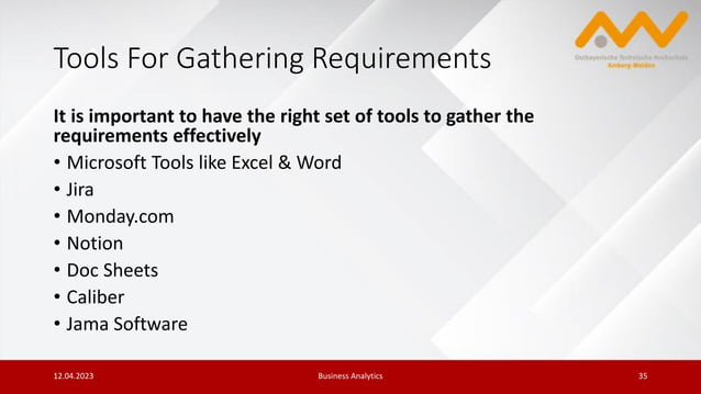 requirement gathering | PDF