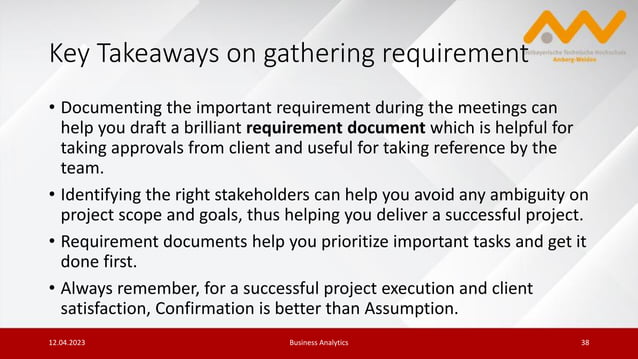 requirement gathering | PDF
