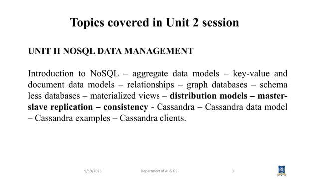 CCS334 BIG DATA ANALYTICS Session 3 Distributed models.pptx