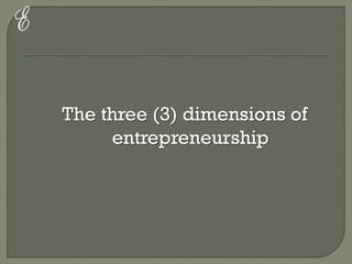 Level of entrepreneurial intensity in corporate entrepreneurship | PPTX